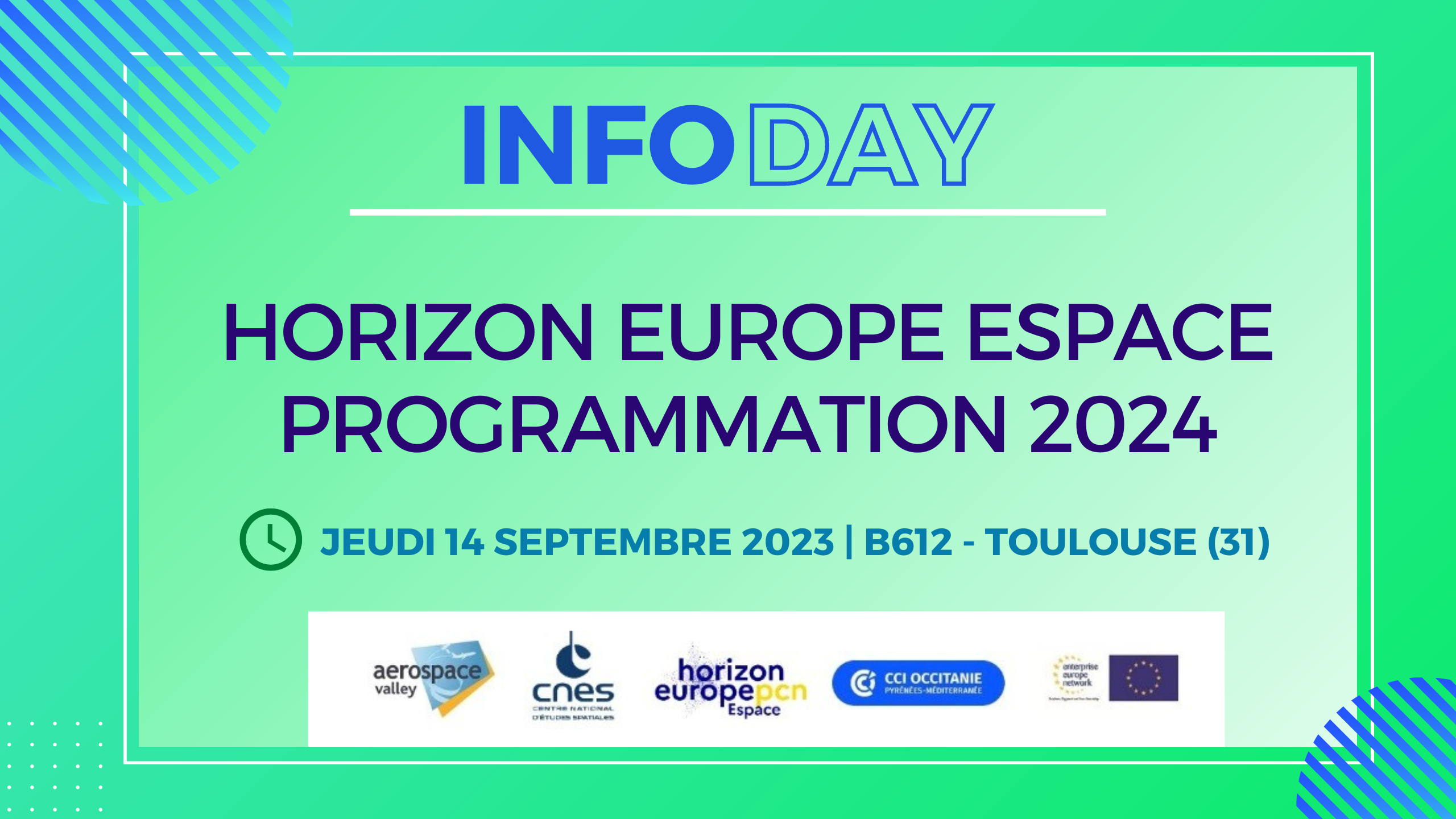 INFODAY : Horizon Europe Espace - Programmation 2024 | Aerospace Valley